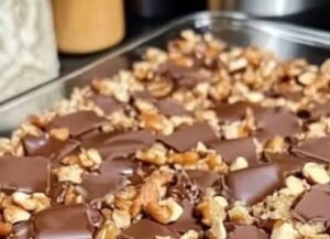 Caramel Chocolate Crunch Bars – All Recipes